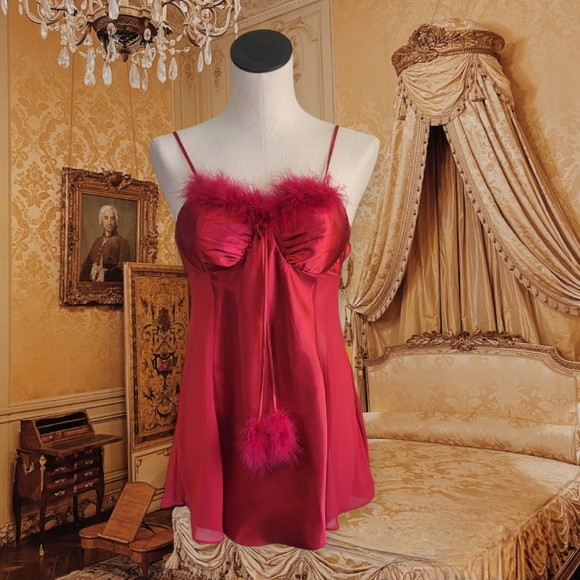 Enchanting | Intimates & Sleepwear | Red Baby Doll Negligee | Poshmark